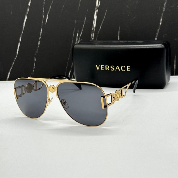 Versace | Accessories | New Versace Mod 2255 0287 Unisex Sunglasses ...